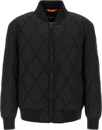 HUGO BOSS Homme, Vestes, Noir, Taille: XL Osnape Bomber Jacket