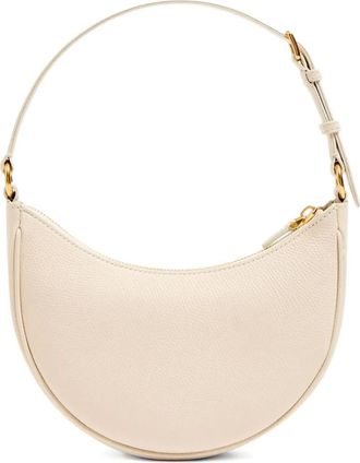 Valentino Garavani Hobo logo zip mini shoulder bag - Nude