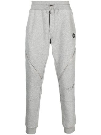 Philipp Plein pantalon de jogging &agrave; d&eacute;coratif - Gris