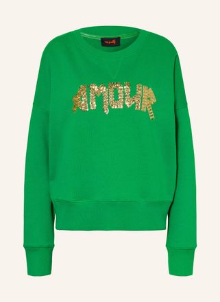 Miss Goodlife Miss Goodlife Sweatshirt Mit Pailletten gruen