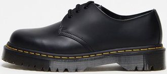 Dr. Martens Dr. Martens - 1461 Bex - Chaussures en cuir lisse avec 3 paires doeillets - Noir