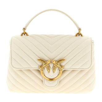 Pinko Pinko, Femme, Sacs, Blanc, Taille: ONE Size Mini Lady Love Bag Puff