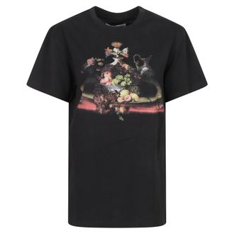 Vivienne Westwood Still Life Orb Classic T-Shirt - - Tops - Damen - Schwarzk - XL