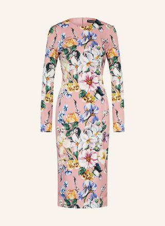 Dolce & Gabbana Seidenkleid rosa