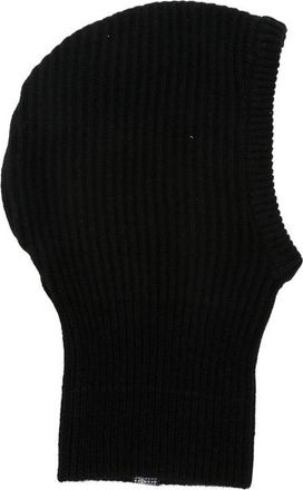 Maison Margiela M13285 Ribbed Knit Beanie - Black