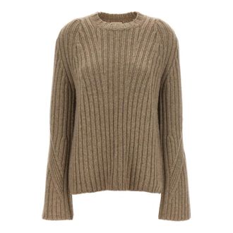 Khaite Calvin Gerippter Kaschmirpullover - - Knitwear - Damen - Beige - XS