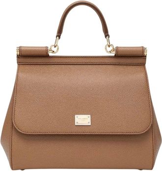 Dolce & Gabbana Femme, Sacs, Brun, Taille: ONE Size Borsa a Mano