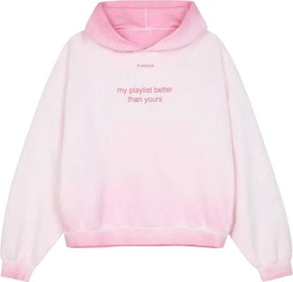 Flaneur Fl&acirc;neur, Homme, Sweatshirts et sweats &agrave; capuche, Rose, Taille: L Playlist Sweat &agrave; capuche