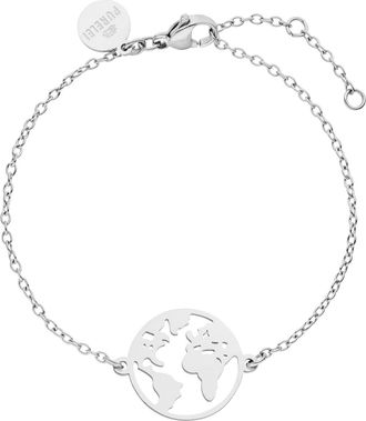 Purelei World Map Armband, verstellbare L&auml;nge