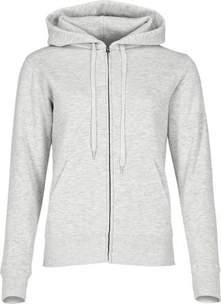 Fruit Of The Loom Premium Hooded Sweat Jacket Lady-Fit Damen Sweatjacke NEU, Farbe:Graumeliert, Gr&ouml;&szlig;e:2XL
