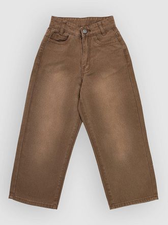 Blue Tomato Vintage Denim Baggy Kids Jeans brown washed denim