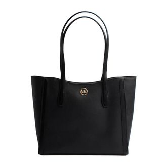 Michael Kors Leida Leder Tote Tasche - - Bags - Damen - Schwarzk - ONE SIZE