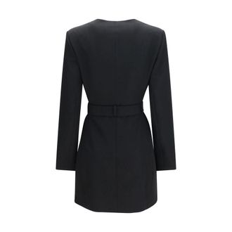 Balmain Womens Black Wool Oves Aries Blazer Clothing