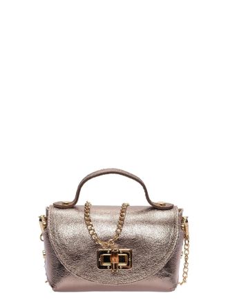 Roberta M Bronze Rindsledertasche