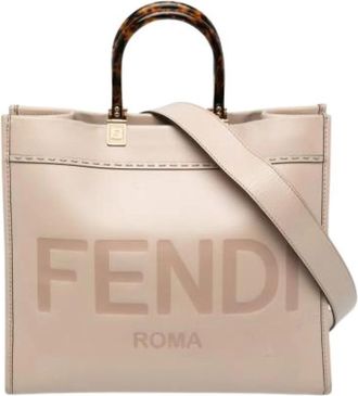 Fendi Pre-owned Sunshine Shopper Tote - - Pre-owned - Damen - Beige - ONE SIZE