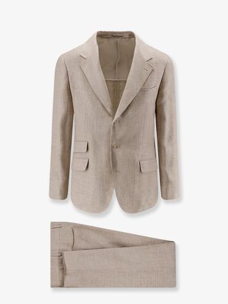 Brunello Cucinelli Silk, linen and wool suit - BRUNELLO CUCINELLI - gender_Man