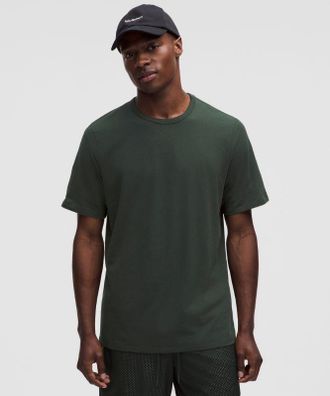 lululemon T-Shirt à coupe classique en coton biologique pour Hommes - Vert - Taille S