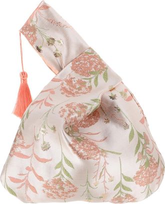 BESPORTBLE Japanische Handgelenktasche Im Antiken Stil F&uuml;r Damen Kleine Stofftasche Hanfu Accessoire Leichte Tragbare Tasche F&uuml;r Alltag Und Festliche Anl&auml;sse