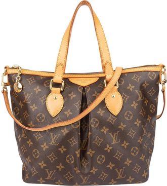 Louis Vuitton Crossbody Bags - Louis Vuitton Canvas Monogram Palermo PM Handbag - Gr. unisize - in Braun - f&uuml;r Damen
