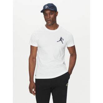 Lacoste Set T-Shirt und Cap TH1044 Wei&szlig; Regular Fit
