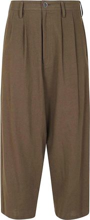 Yohji Yamamoto Casual Hose - Hellbraun