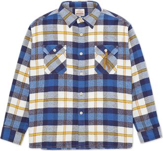 Fortela Homme, Chemises, Multicolore, Taille: XL Mescal Flannel Overshirt