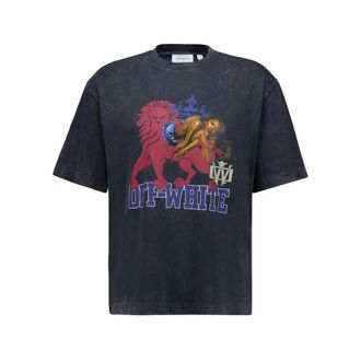 Off-white Homme, Tops, Noir, Taille: XL Crew Neck T-shirt