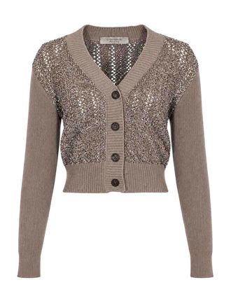 D.exterior Cardigan - Marron Clair