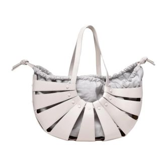 Bottega Veneta Femme, Sacs, Blanc, Taille: ONE Size Shoulder Bag