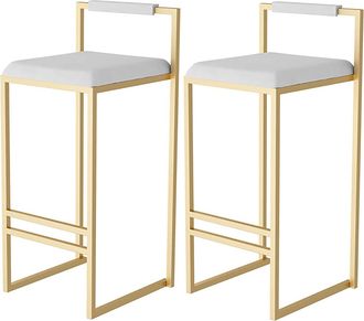 Generic Barhocker-Set (2er-Set) f&uuml;r K&uuml;che, Hotel, Restaurant, Kneipe, Tresen, Caf&eacute;