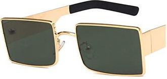 Generic Lunettes de soleil carrées Hip Hop Street Shooting pour hommes et pour femmes en plein air vacances décoration de rue (couleur : E, taille : 1) 2026