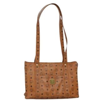 MCM Pre-owned Cuir sacs-main - Femme - Pre-owned - Brun - Taille: ONE Size