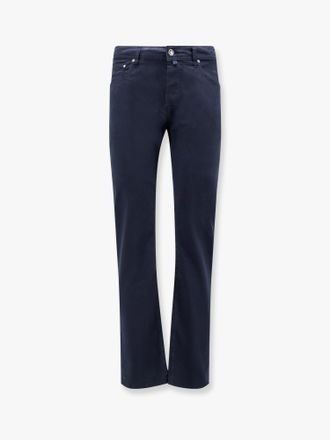 Jacob Cohen Bard cotton stretch trouser with iconic handkerchief - JACOB COHEN - gender_Man