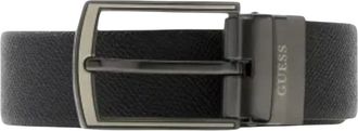 Guess Homme, Accessoires, Noir, Taille: XL Genuine Leather Belt