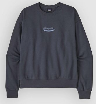 Patagonia 95 Oval Logo Daily Crew Sweater smolder blue