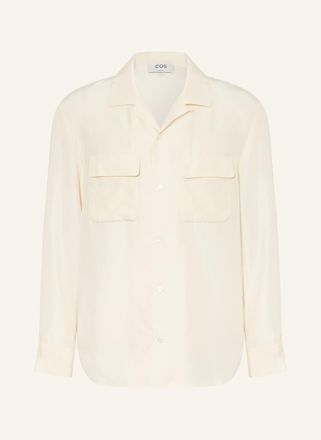 COS Cos Resorthemd Comfort Fit Aus Seide gelb