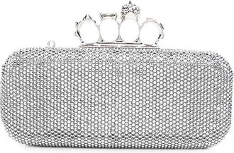 Alexander McQueen Sac Port&eacute; &Eacute;paule - Argent