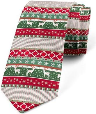 Generic Cravate Rouge Vert Beige Classique Tie Tendance Cravate DAffaires Pour Accessoires &Eacute;v&eacute;nements F&ecirc;te