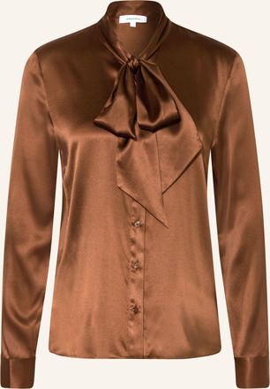 Darling Harbour Darling Harbour Schluppenbluse Aus Seide braun