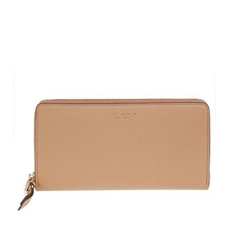 Tory Burch Femme, Accessoires, Brun, Taille: ONE Size Portefeuille Continental Romy zipp&eacute;