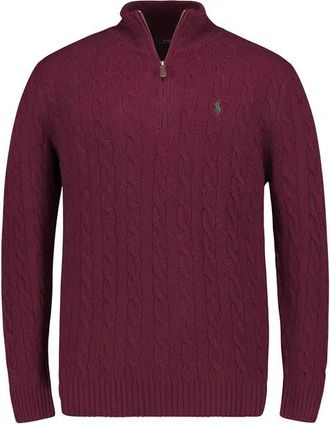 Polo Ralph Lauren Herren Troyer rot unifarben
