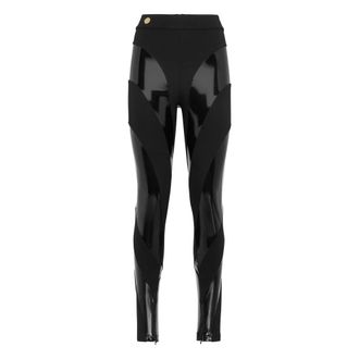 Philipp Plein Femme, Pantalons, Noir, Taille: 42 FR Leggings