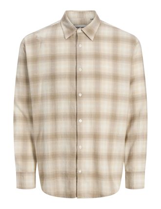 Jack & Jones Jcocover Checked Flannel Shirt Ls