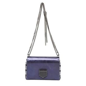 Jimmy Choo London Sac port&eacute; &eacute;paule Lockett Pre-owned - Femme - Pre-owned - Bleu - Taille: ONE Size