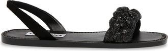 Steve Madden Femme, Chaussures, Noir, Taille: 36 EU Sandales Plates