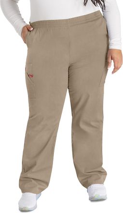 Dickies Damen-Skrubs-Hose mit elastischer Taille - Beige - Gro&szlig;