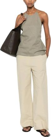 Calvin Klein Femme, Pantalons, Beige, Taille: 34 FR Gemma Pantalons