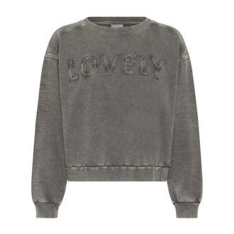 Ichi Ichi, Femme, Sweatshirts et sweats &agrave; capuche, Gris, Taille: 44 FR SweaT-shirts