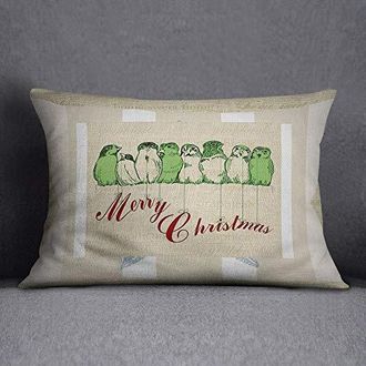 Bonamaison Kissenhüllen, Cotton, Mehrfarbig, 45x45