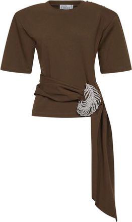 Giuseppe Di Morabito Femme, Blouses et Chemises, Brun, Taille: 42 FR Giuseppe di Morabito T-shirts et Polos Marron